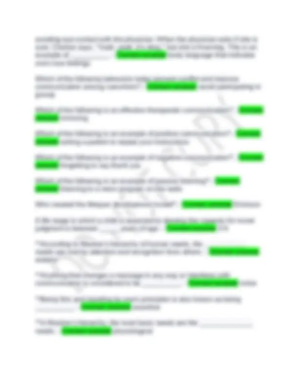 Communication & Office Skills: Chapters 4, 8, 10, 13, 16, 36 Q&A ...