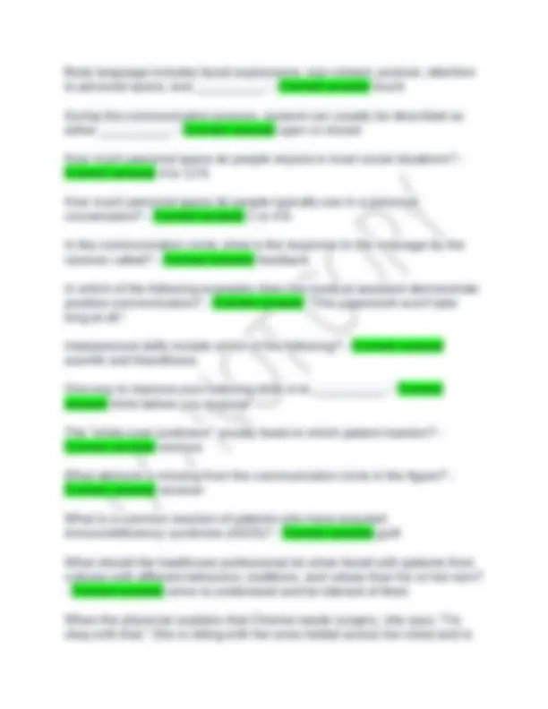 Communication & Office Skills: Chapters 4, 8, 10, 13, 16, 36 Q&A ...