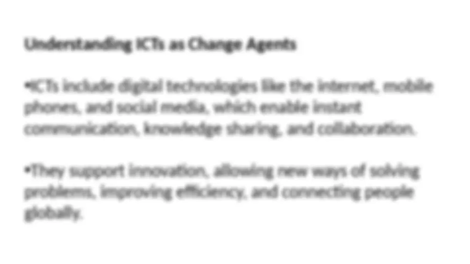 ICTs as Platforms for Change: A Comprehensive Overview | Slides Computer Communication Systems ...