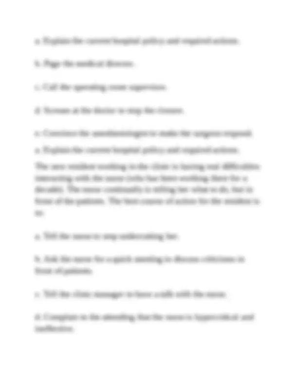 TeamSTEPPS Review Questions With Complete Solutions | Exams Nursing ...