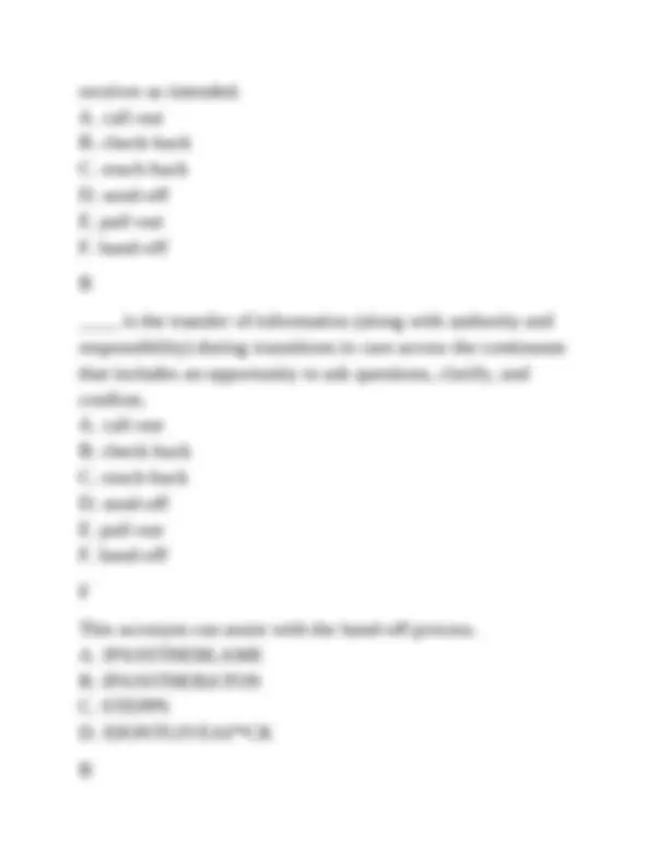 TeamSTEPPS Review Questions With Complete Solutions | Exams Nursing ...