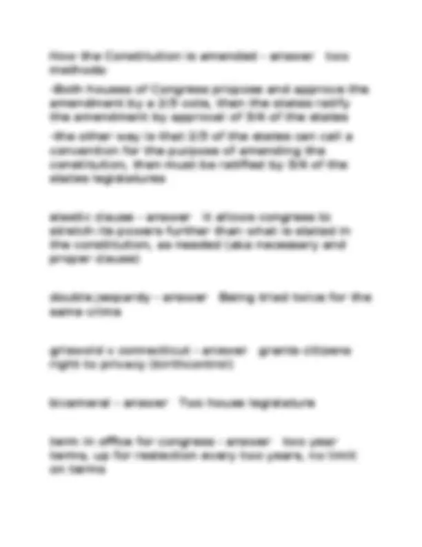 American Government: Key Concepts and Terms - Final Exam Review | Exams ...