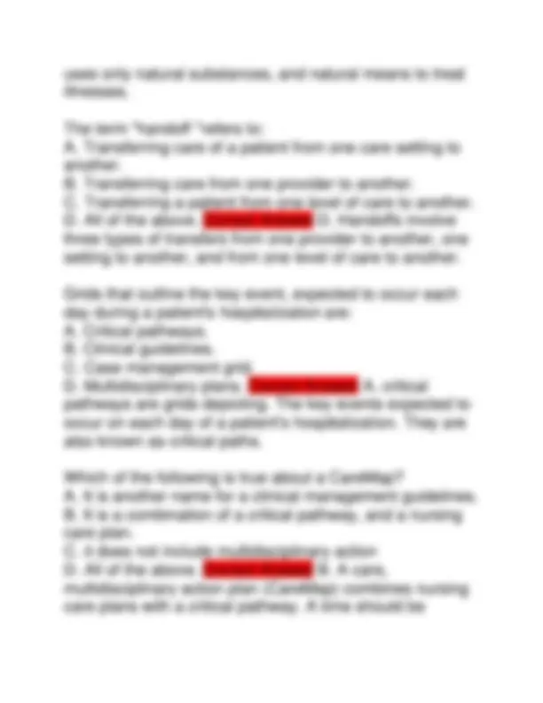 CCM Exam 2025: Practice Questions and Answers for Case Management ...