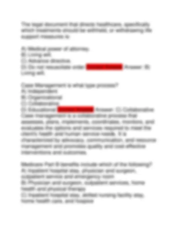 CCM Exam 2025: Practice Questions and Answers for Case Management ...