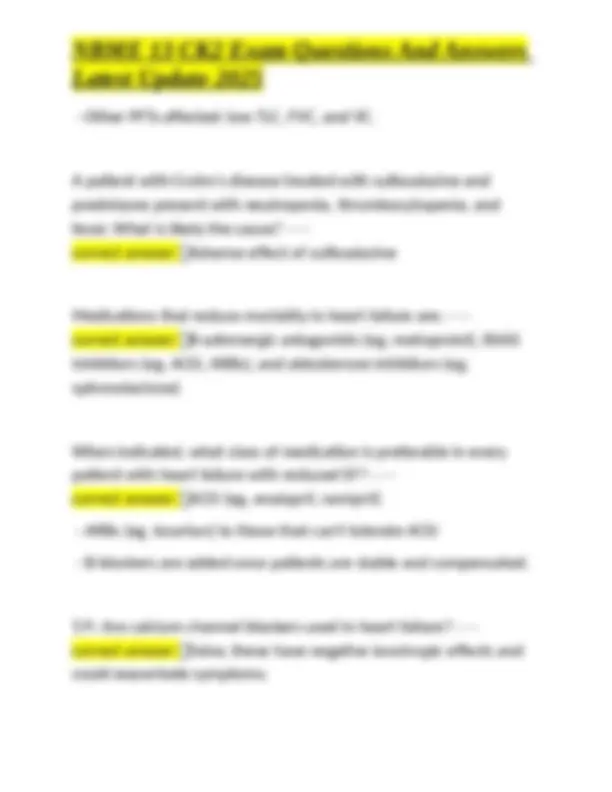 NBME 13 CK2 Exam Questions and Answers: A Comprehensive Guide for ...