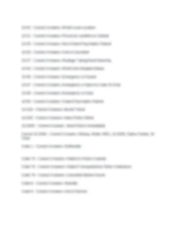 Paramedic 10 Codes and Dispatch Priority: Exam Questions and Answers | Exams Advanced Education ...