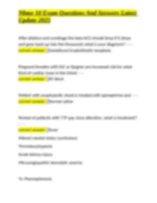 Nbme 10 Exam Questions And Answers Latest Update 2025 | Exams Medicine ...