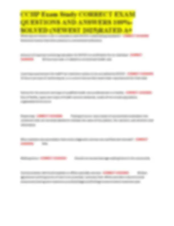 CCHP Exam Study Guide: Questions and Answers for Correctional Health ...