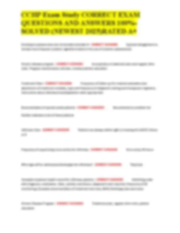 CCHP Exam Study Guide: Questions and Answers for Correctional Health ...