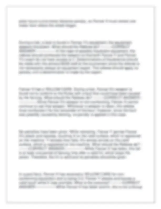 Fencing Referee Exam 2025: General Rules and Answers | Exams Physical ...