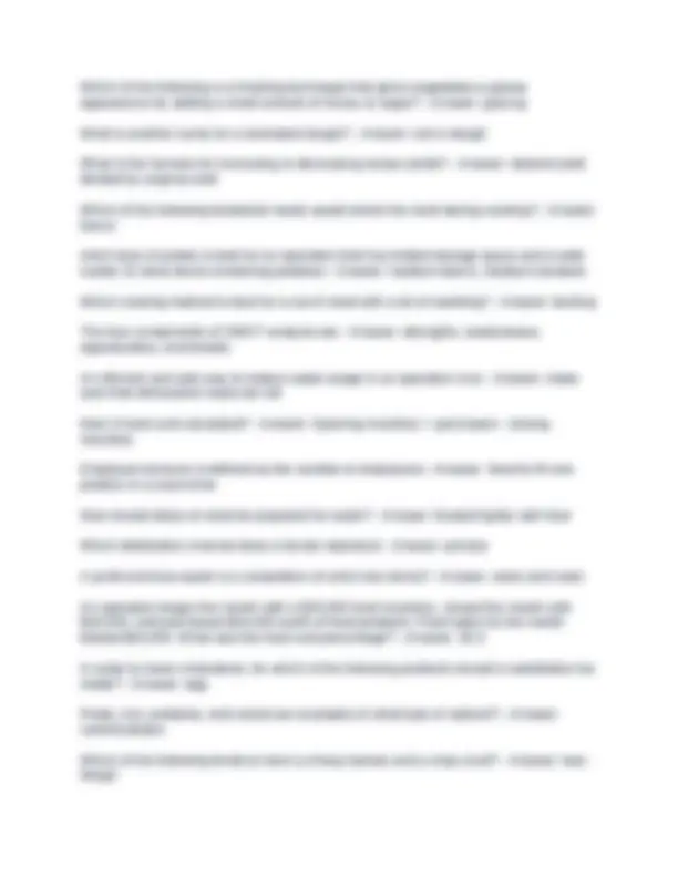 ProStart 2 Exam Questions and Answers: Culinary Arts and Restaurant ...