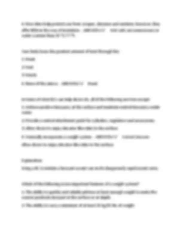 Scuba Diving Final Exam Questions and Answers | Exams Advanced ...