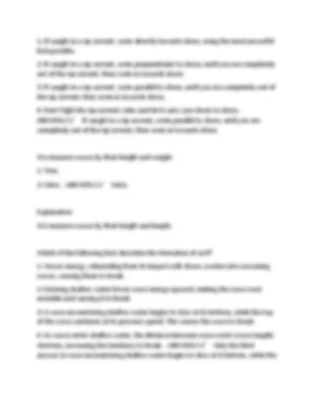 Scuba Diving Final Exam Questions and Answers | Exams Advanced ...