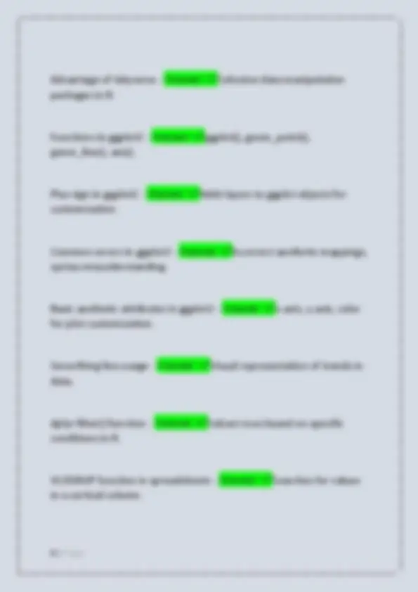 Data Applications Exam with Answers: R, Python, SQL, Spreadsheets, and Data Visualization ...