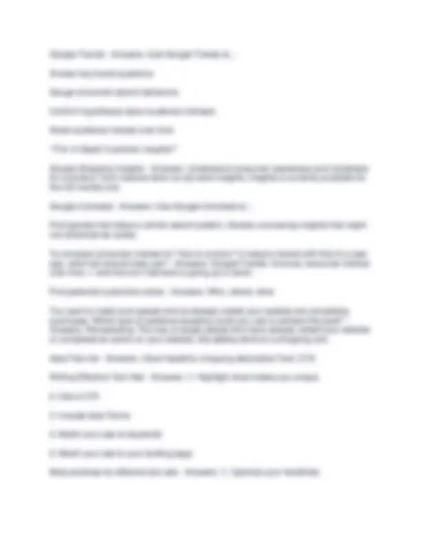 Google Ads Search Certification Exam: Questions and Answers | Exams ...