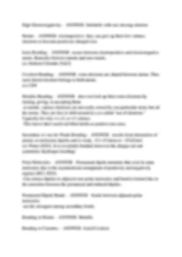 Materials Science Exam 1 Review: Questions and Answers | Exams ...