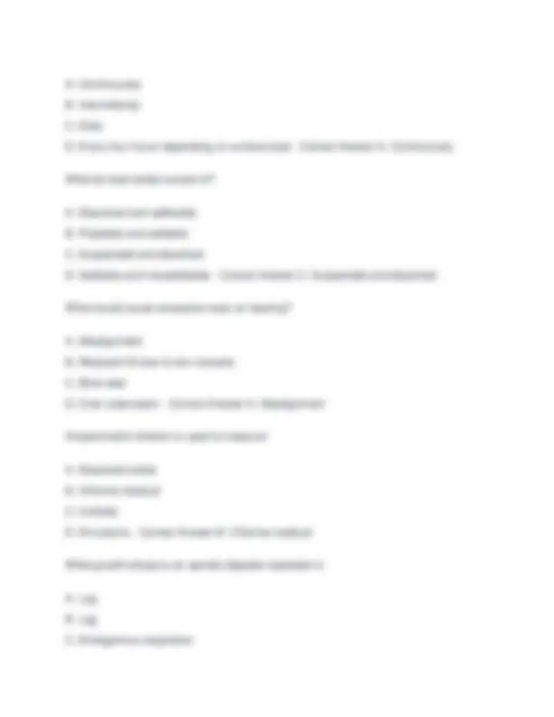 WasteWater Operator Class C Exam Practice Review Questions and Answers ...