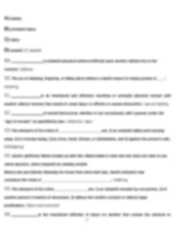 Criminal Law Quiz Questions with Answers: A Comprehensive Guide | Exams ...
