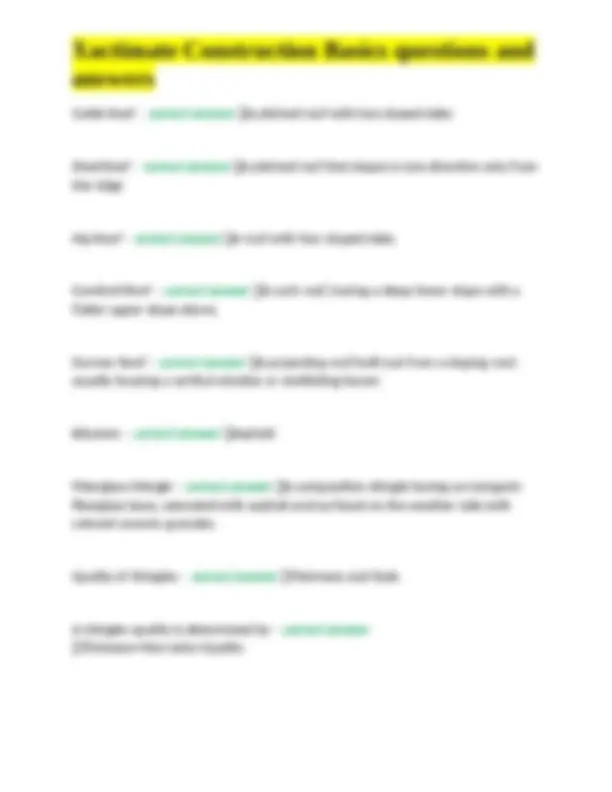 Xactimate Construction Basics: Questions and Answers | Exams Insurance ...