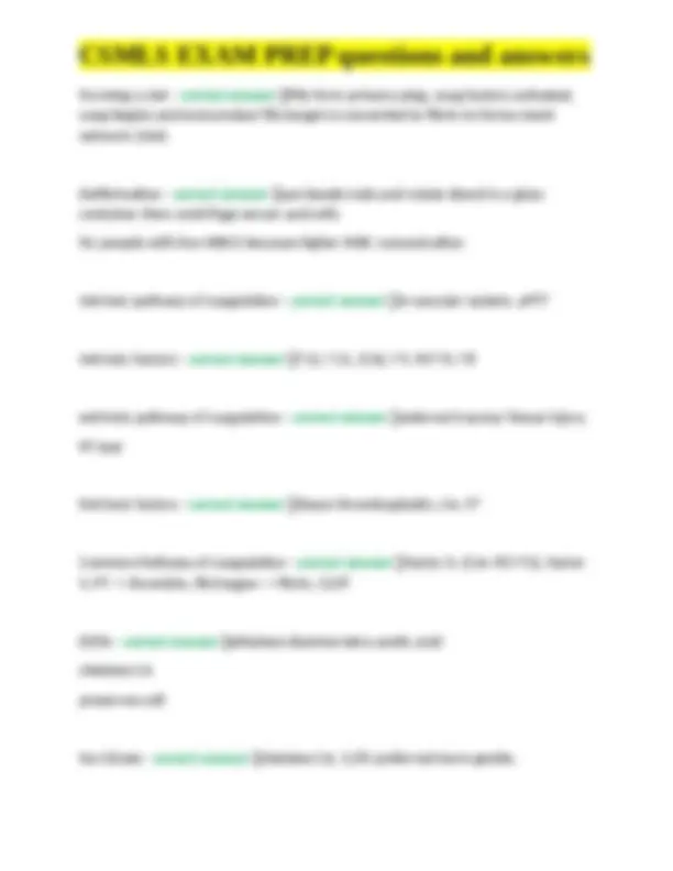 CSMLS Exam Prep: Questions and Answers for Medical Laboratory ...