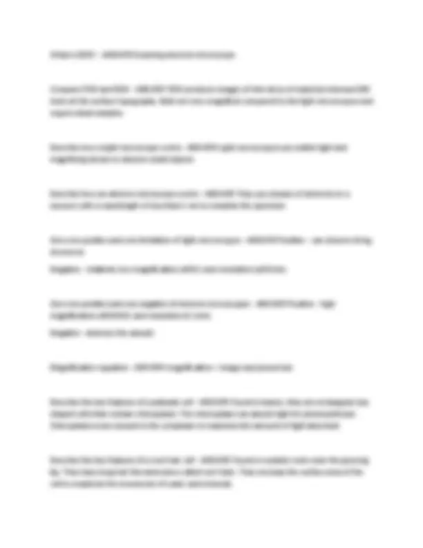 BTEC Applied Science Unit ONE Biology Exam Questions and Answers ...