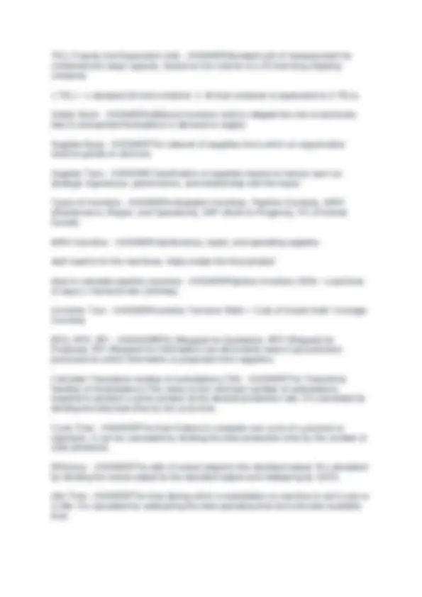 Supply Chain Management (SCM 300) Exam 1 Modules 1-4: Questions and ...