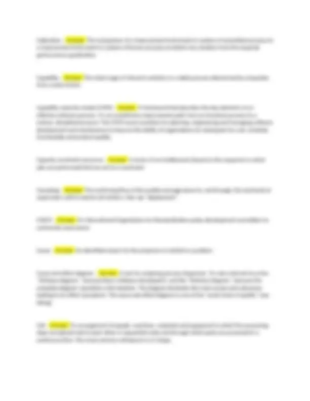 ASQ Quality Management Glossary: Definitions and Explanations | Exams ...