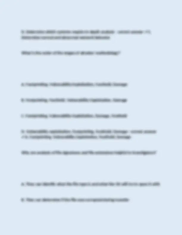 Cyber Security Investigations Exam Questions and Answers | Exams ...