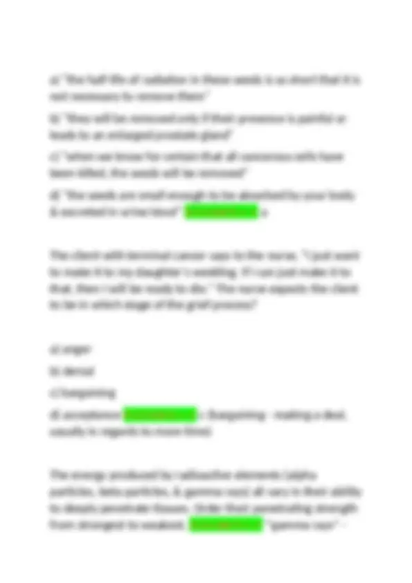 Oncology Exam Questions and Answers: A Comprehensive Guide for Students ...