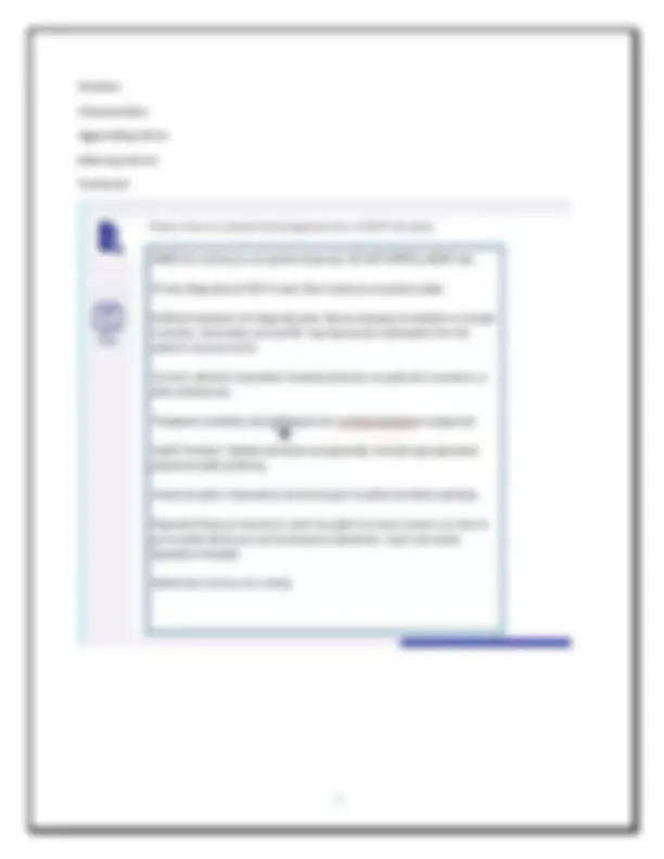 Encopresis Case Study: Max King - Symptoms, Diagnosis, and Treatment | Exams Nursing | Docsity