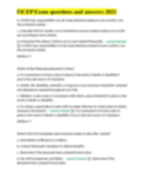 FiCEP Exam Questions and Answers 2025: A Comprehensive Guide to Financial Counseling | Exams ...