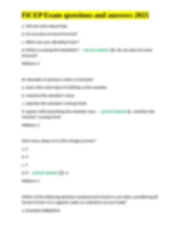 FiCEP Exam Questions and Answers 2025: A Comprehensive Guide to Financial Counseling | Exams ...