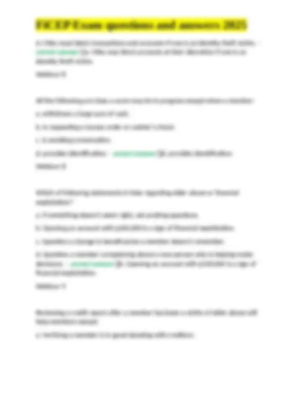 FiCEP Exam Questions and Answers 2025: A Comprehensive Guide to Financial Counseling | Exams ...