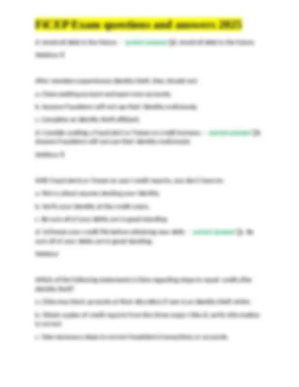 FiCEP Exam Questions and Answers 2025: A Comprehensive Guide to Financial Counseling | Exams ...