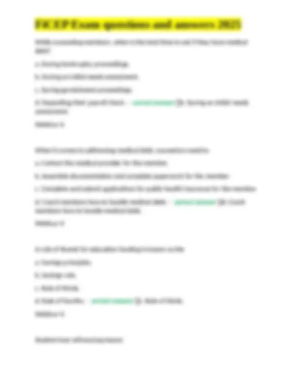 FiCEP Exam Questions and Answers 2025: A Comprehensive Guide to ...