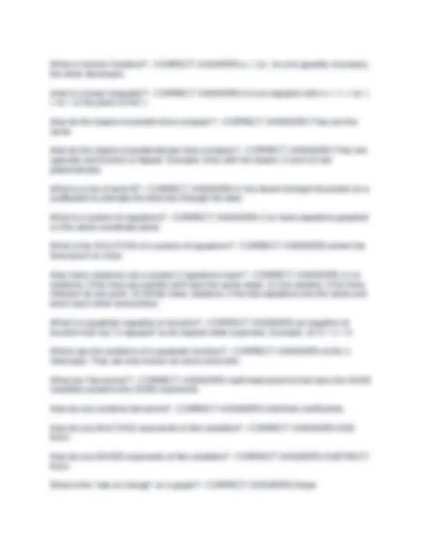 Algebra 1 Review Exam: Key Concepts and Definitions | Exams Advanced ...