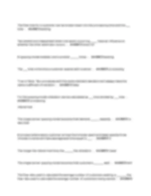 Queueing Theory Exam Questions and Answers: SCGM Chapter 16 | Exams ...