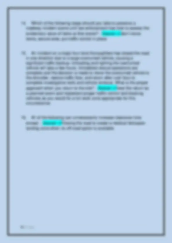 Helicopter Landing Zones Special Hazards Exam Final: Questions and ...