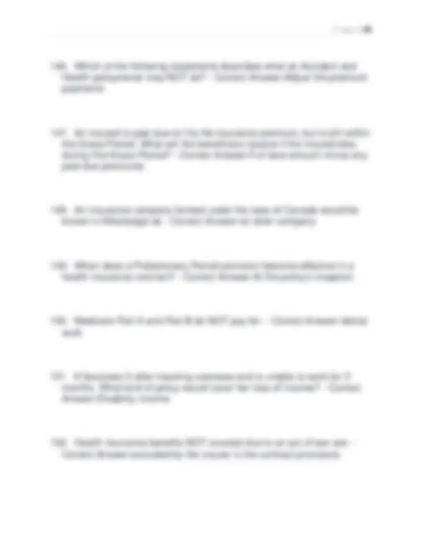 MS Life and Health Insurance Test Exam 2025: Practice Questions and ...