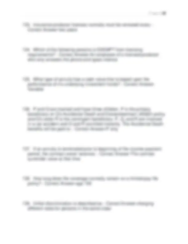 MS Life and Health Insurance Test Exam 2025: Practice Questions and ...