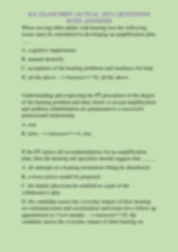 ILE EXAM PREP (ACTUAL 2025) QUESTIONS WITH ANSWERS | Exams Nursing ...