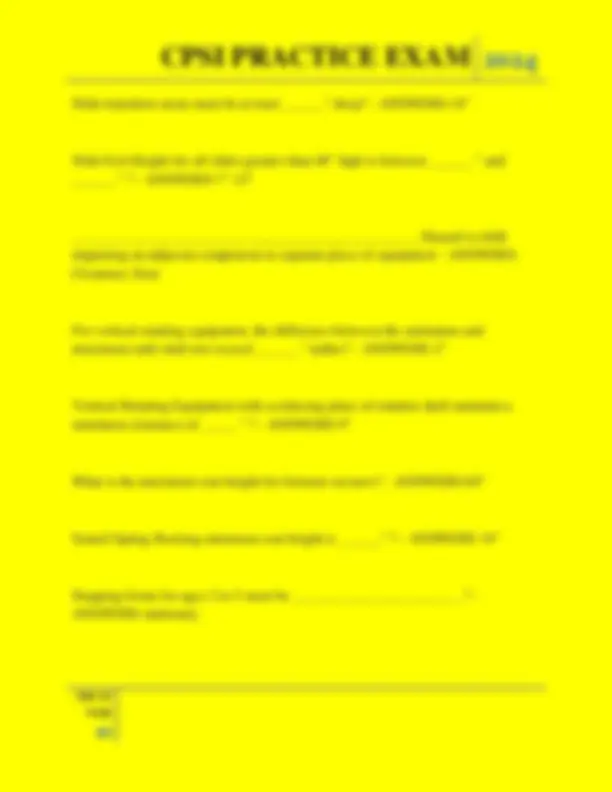 CPSI Practice Exam: Playground Safety and Standards | Exams Nursing ...