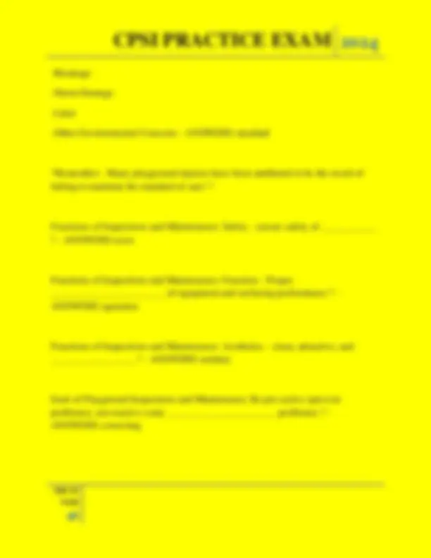 CPSI Practice Exam: Playground Safety and Standards | Exams Nursing ...