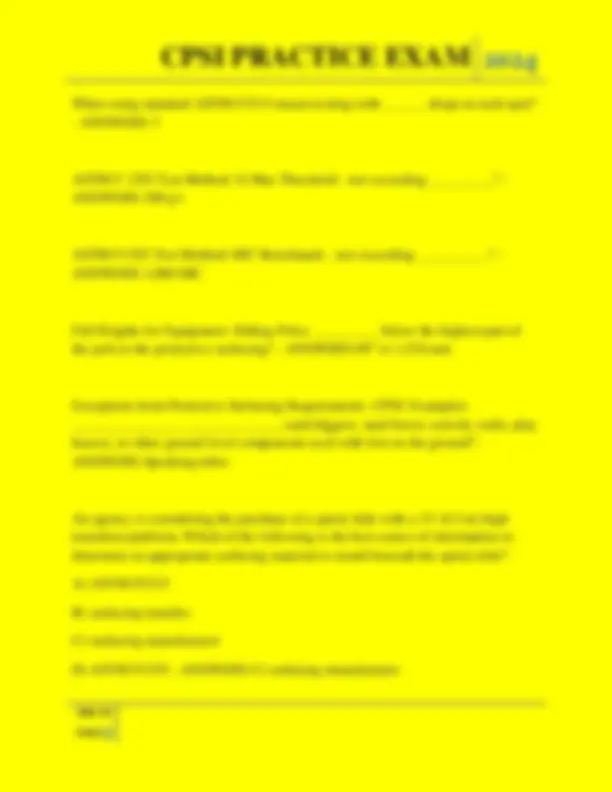 CPSI Practice Exam: Playground Safety and Standards | Exams Nursing ...