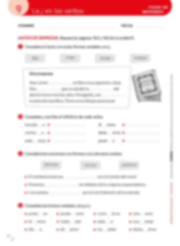 evaluacion lengua santillana construyendo mundos | Ejercicios de Lengua y Literatura | Docsity