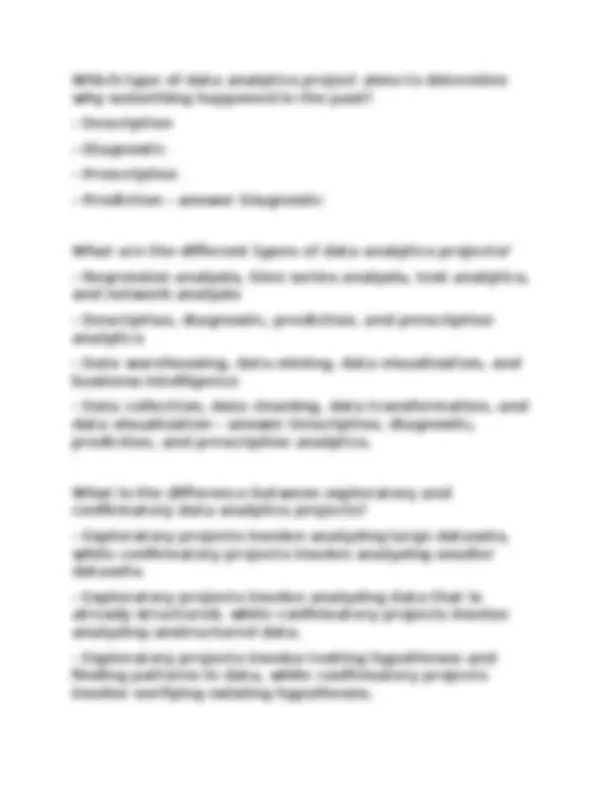 Data Analytics and Data Science: Quiz Questions and Answers | Exams ...