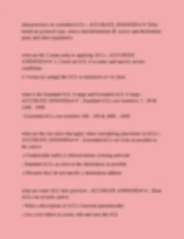 Cisco Access Control Lists (ACLs): A Comprehensive Guide with Exercises ...