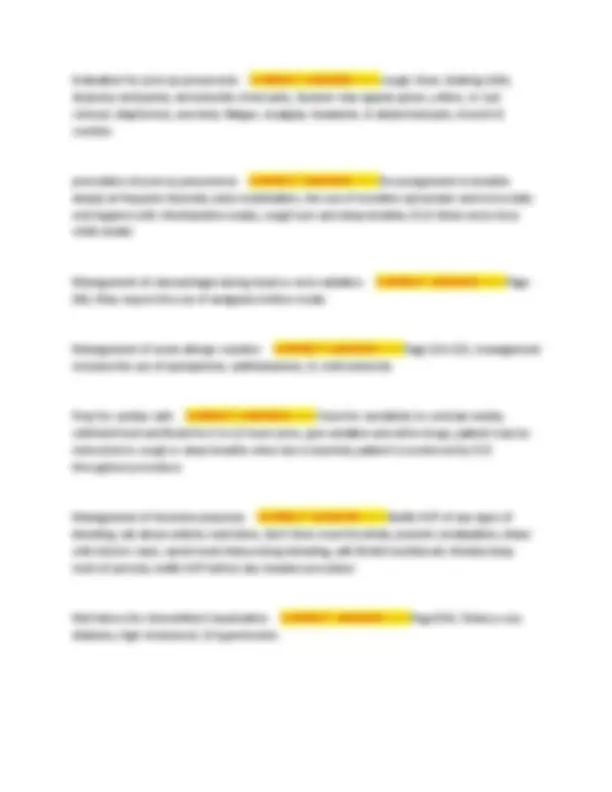 MS1 Final Exam Study Guide: Nursing and Medical Concepts | Exams ...