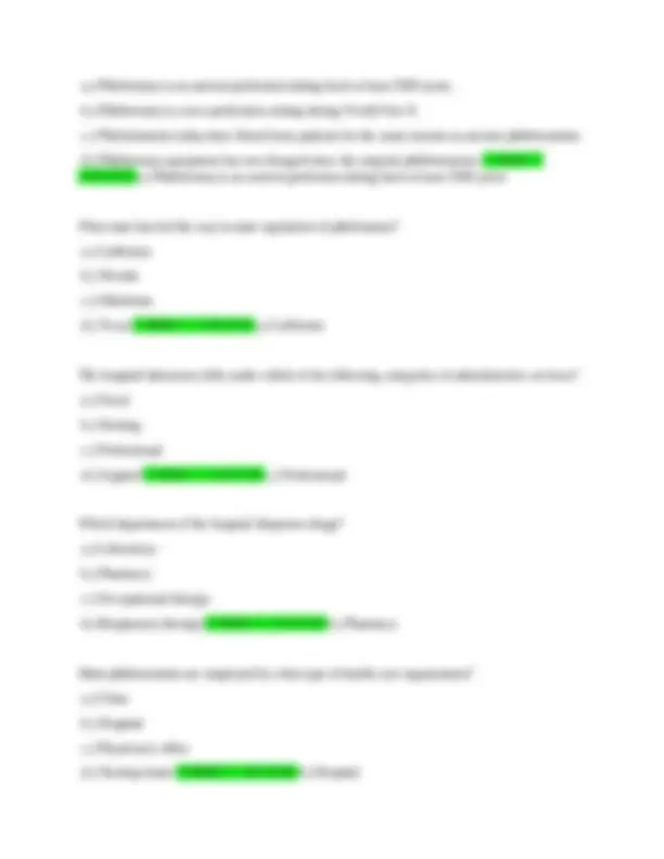 Phlebotomy Practice Test Questions with Correct Answers | Exams Nursing ...