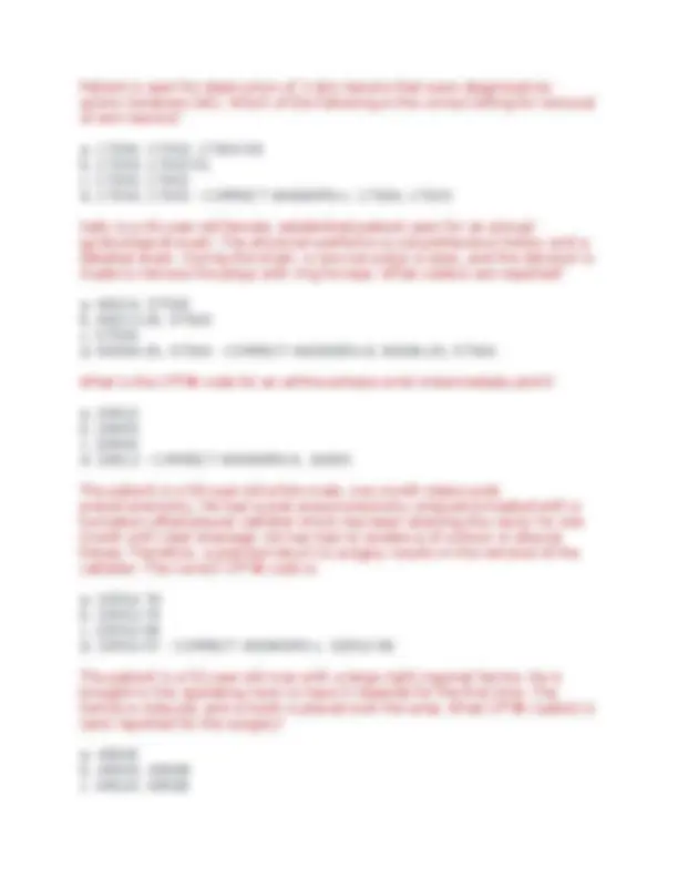 AAPC CPB Chapter 5 Review Exam with Correct Answers 2025 | Exams Advanced Education | Docsity